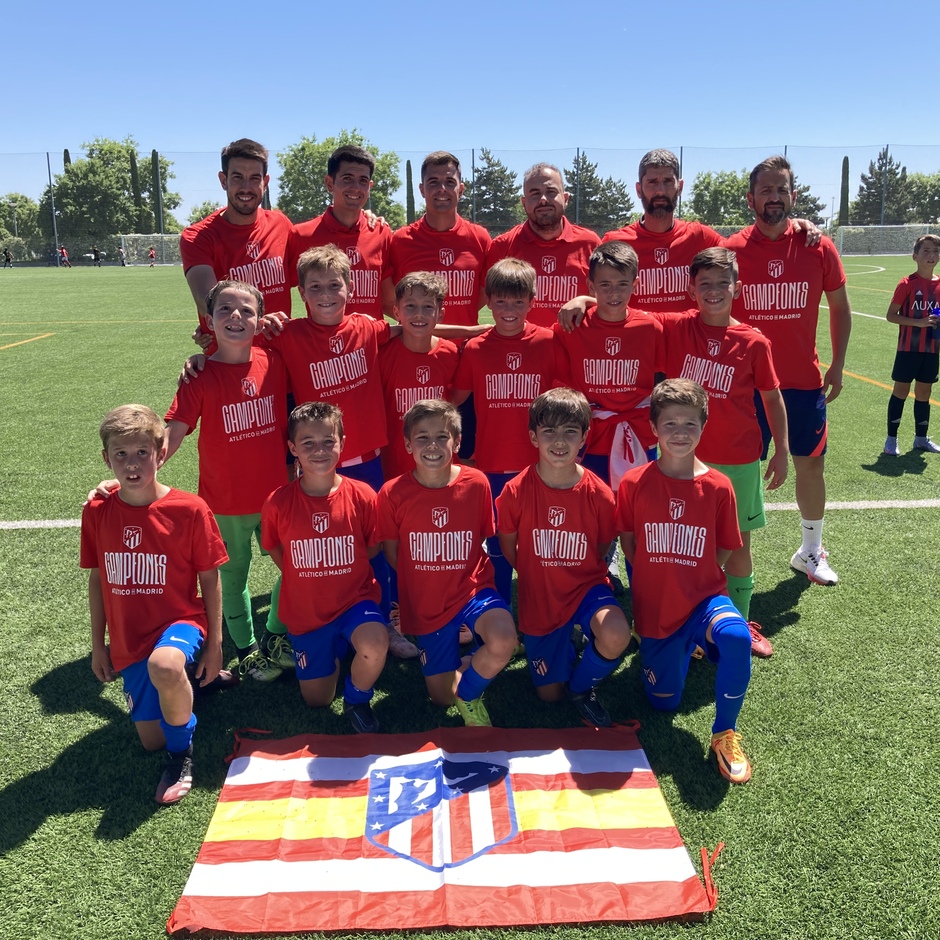 El Benjamín B, campeón de Liga - Club Atlético de Madrid · Web oficial